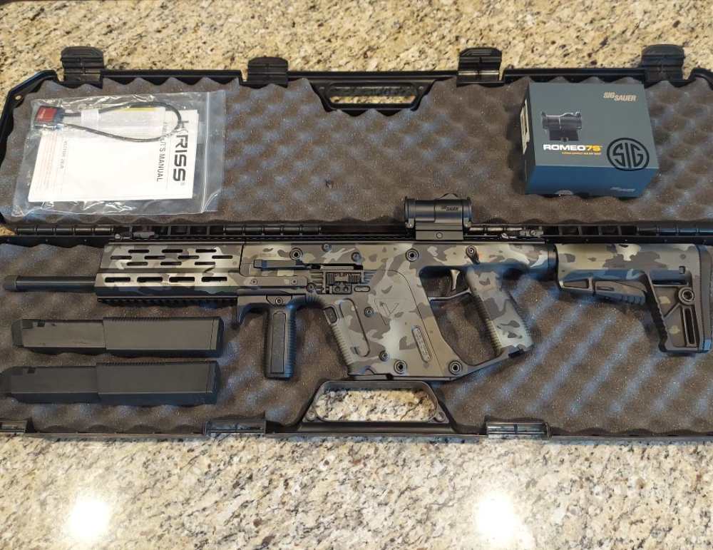 Kriss Vector CRB G2 22LR Black Camo - Semi Auto Rifles at GunBroker.com ...