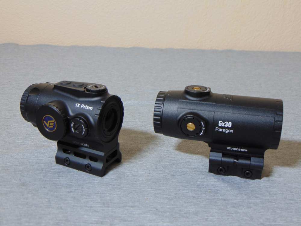 NO RESERVE Vector Optics 1x16 Prism & Paragon 5x Magnifier Like New ...
