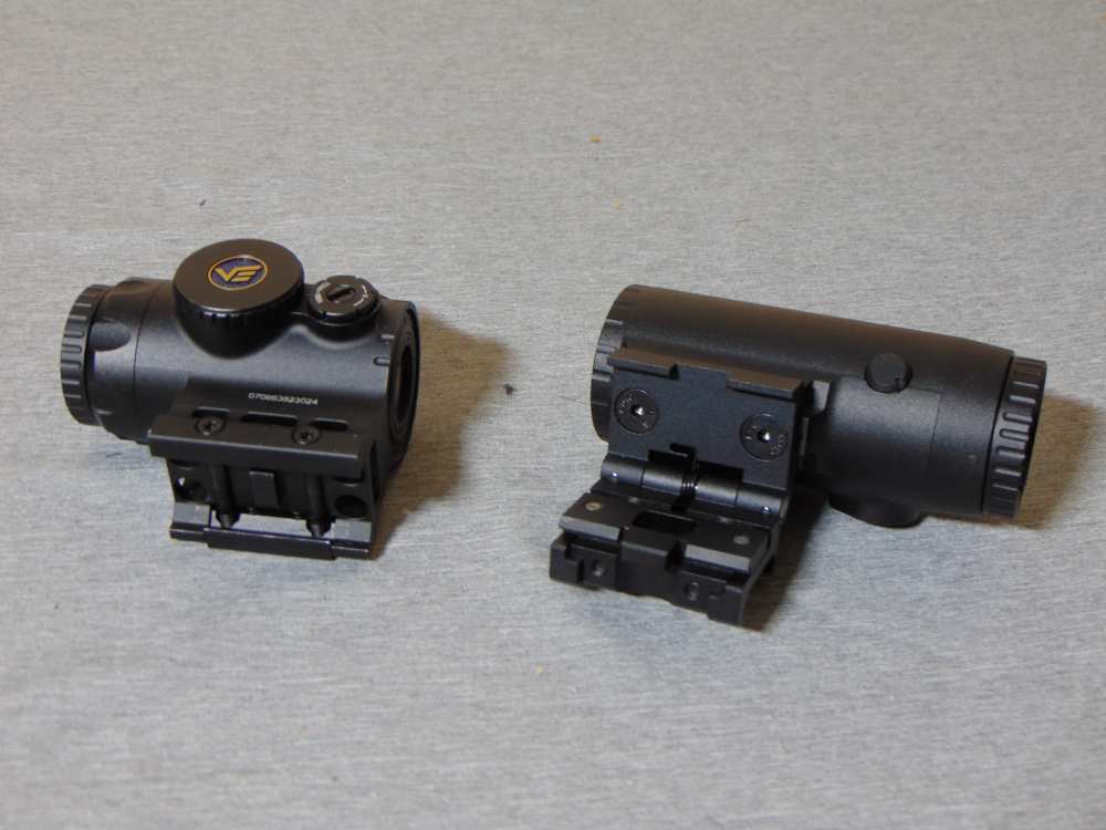 NO RESERVE Vector Optics 1x16 Prism & Paragon 5x Magnifier Like New ...