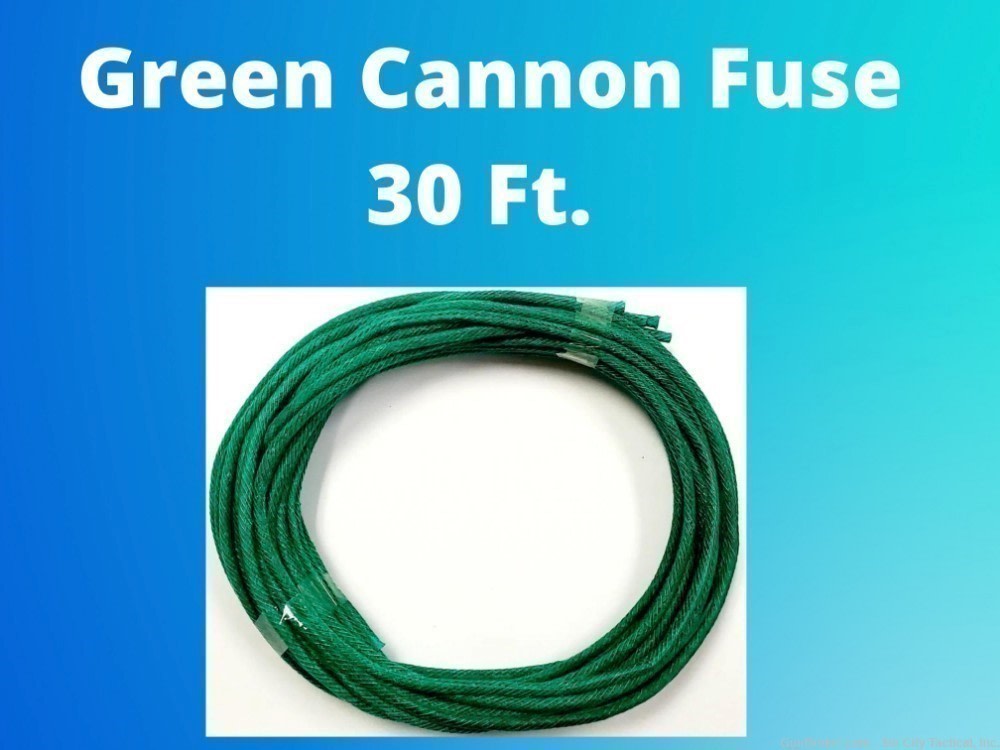Green Cannon Fuse 30ft. - Other Muzzleloader Supplies & Black Powder ...