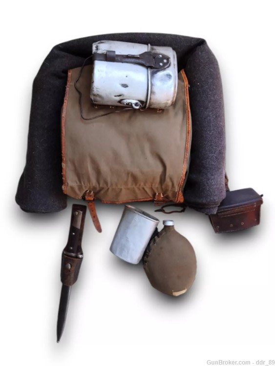 40s-50s Chilean Army Field Gear WW2 Pack Mauser Bayonet German Style ...