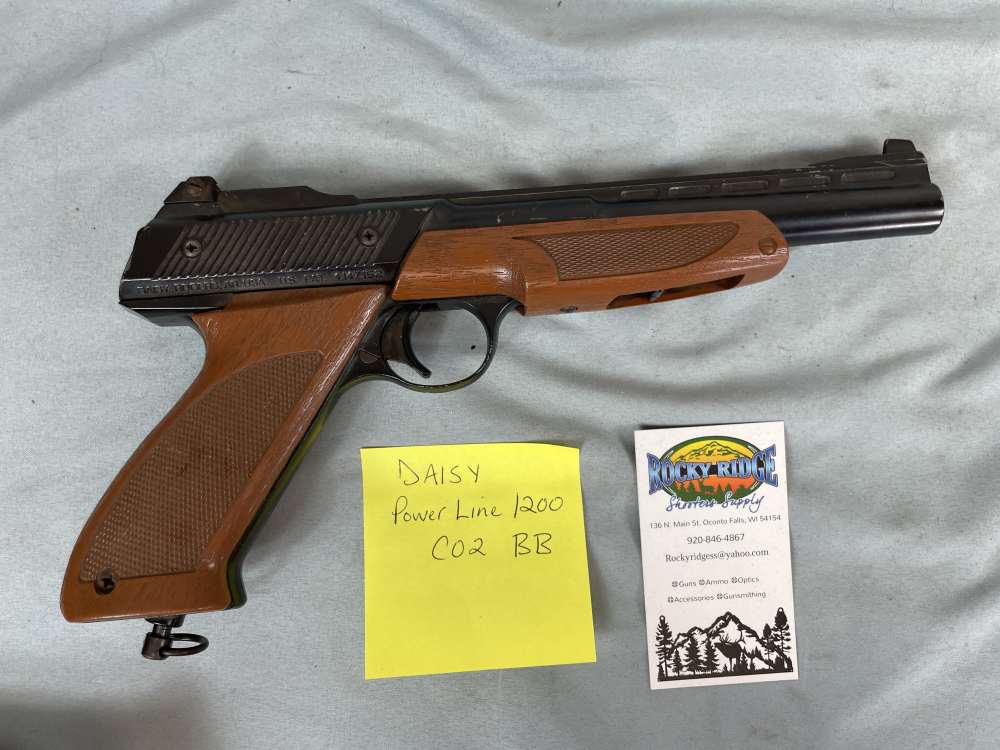 Daisy PowerLine 1200 CO2 BB Pistol Handgun - Air Pistols at GunBroker ...