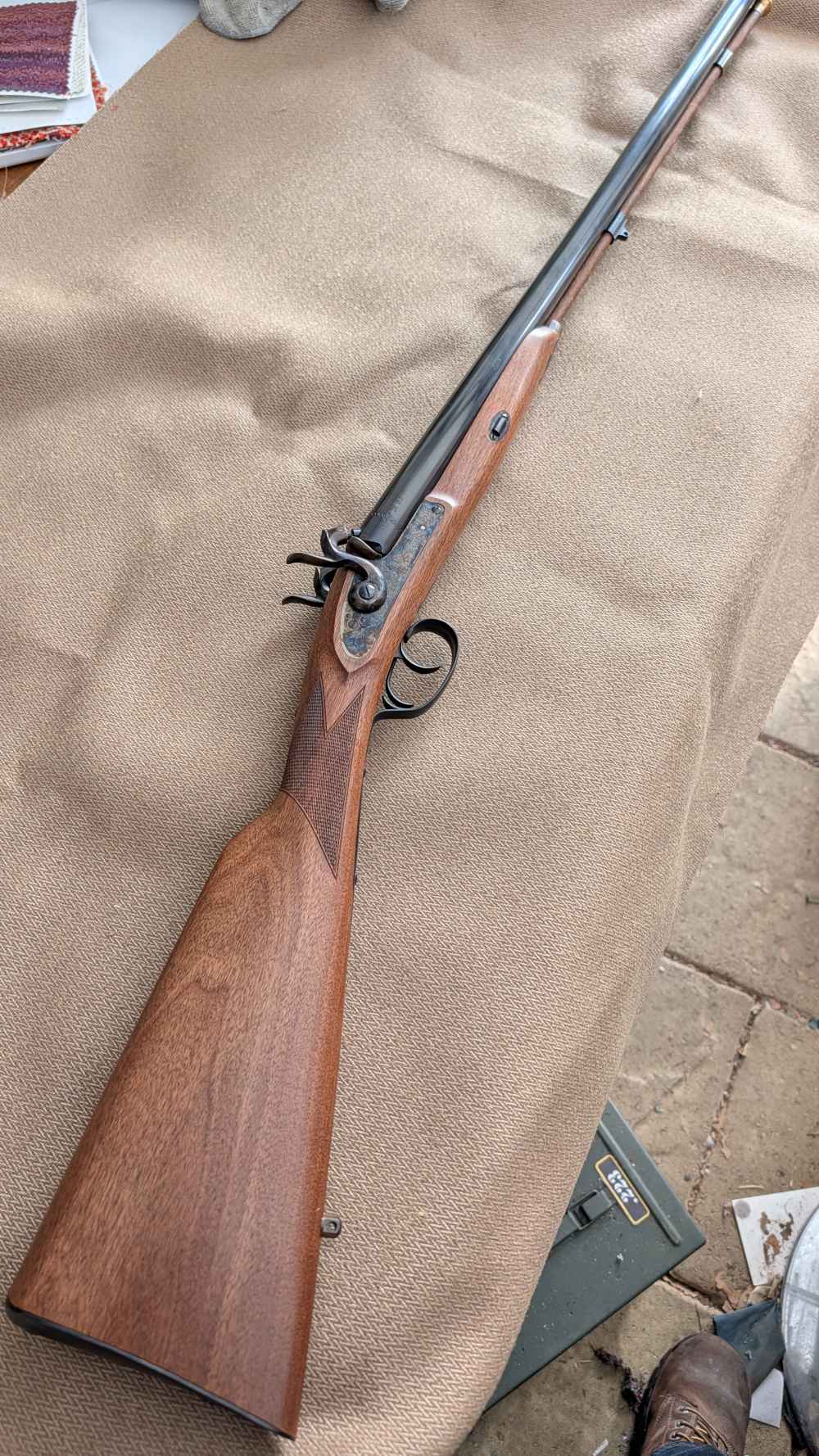 Pedersoli sxs 12 gauge beautiful shotgun muzzleloader - Black Powder ...