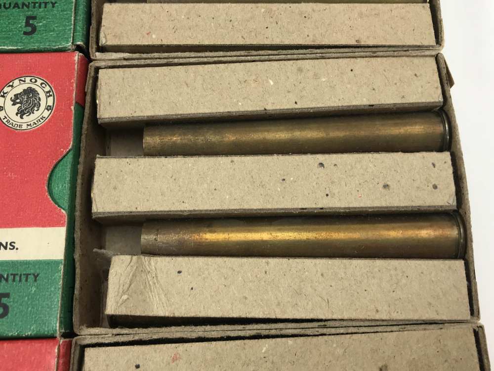 Kynoch 450 Black Powder Express 3-1/4" Case 15 EMPTY Casings 184-NX ...