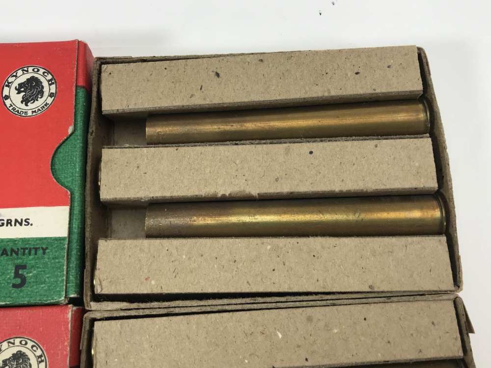Kynoch 450 Black Powder Express 3-1/4" Case 15 EMPTY Casings 184-NX ...