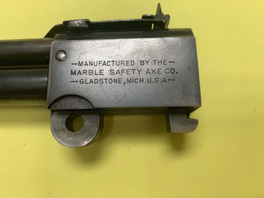 Marble Safety Axe Co Game Getter 12" Barrel - Collectible Gun Parts ...