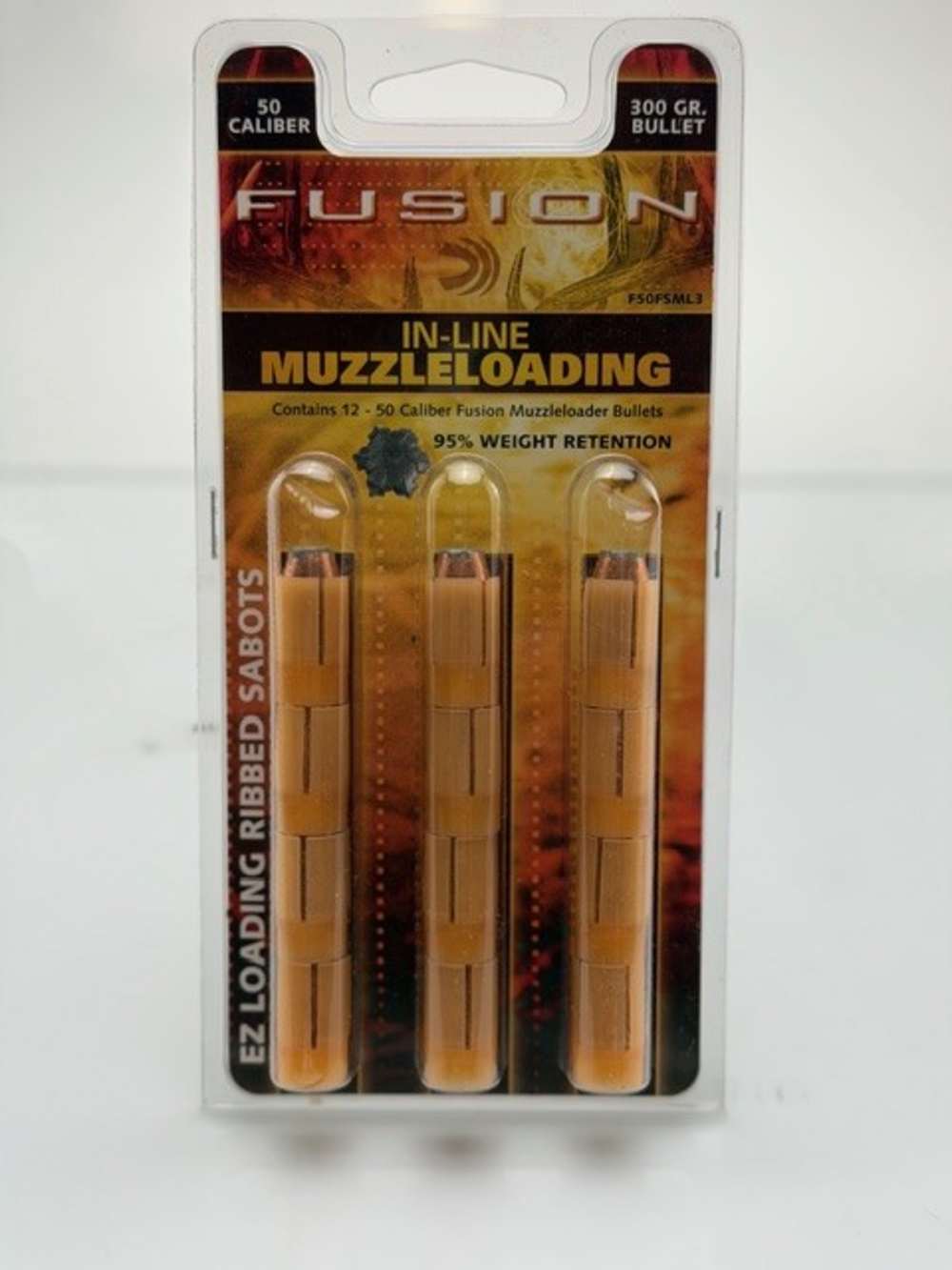 Federal Fusion 50 Cal Sabot. 300gr bullet. Free Shipping. 144 count ...