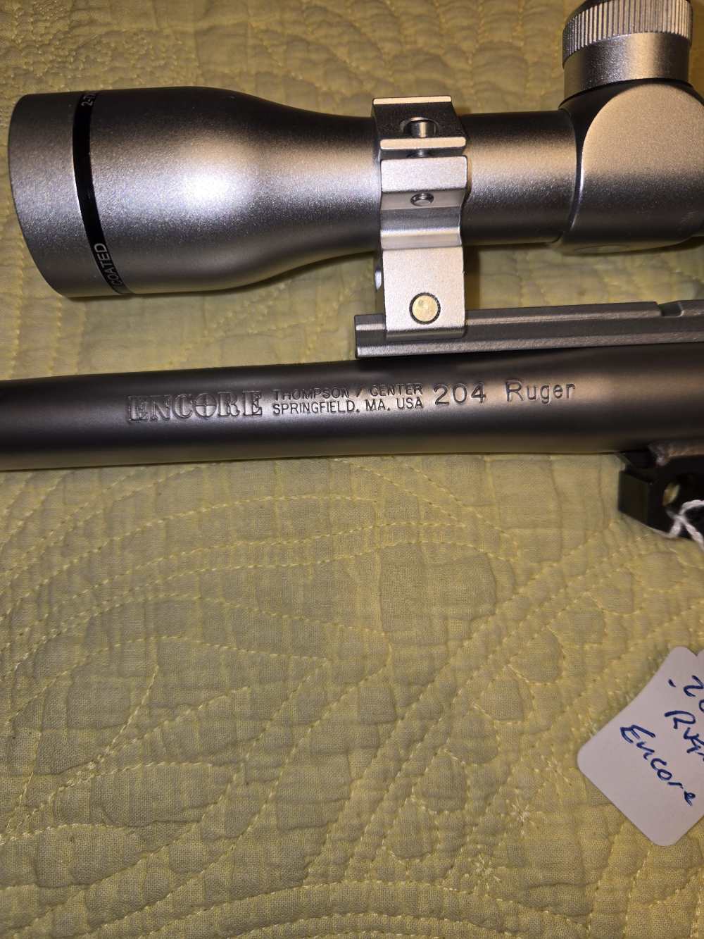 T/C Encore ProHunter 15" barrel chambered in .204 Ruger - TC Contender ...