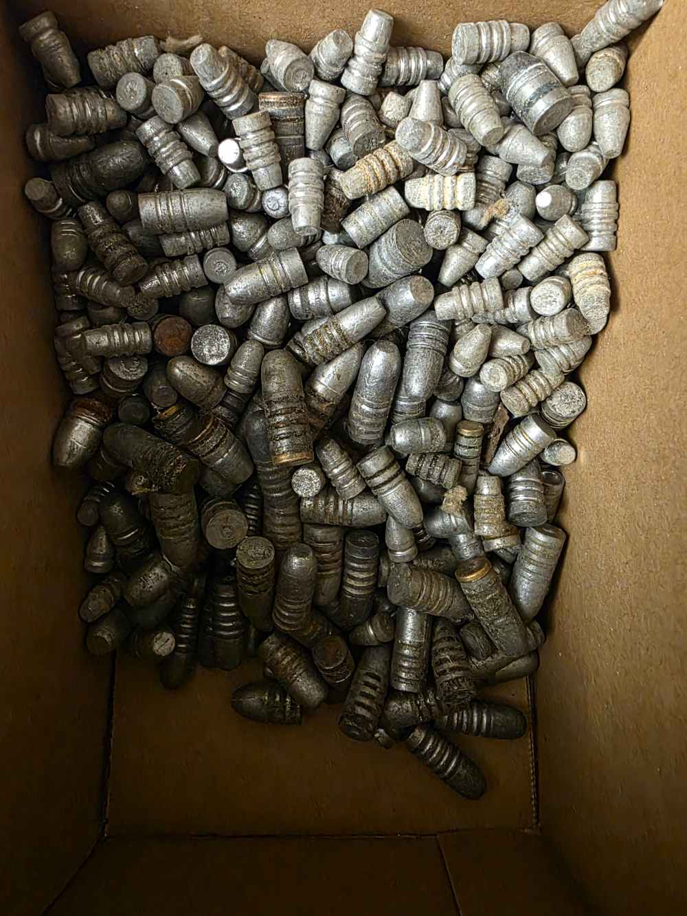26lbs Miscellaneous Cast Bullets Mixed Lot Slavage Scrap Sort ...