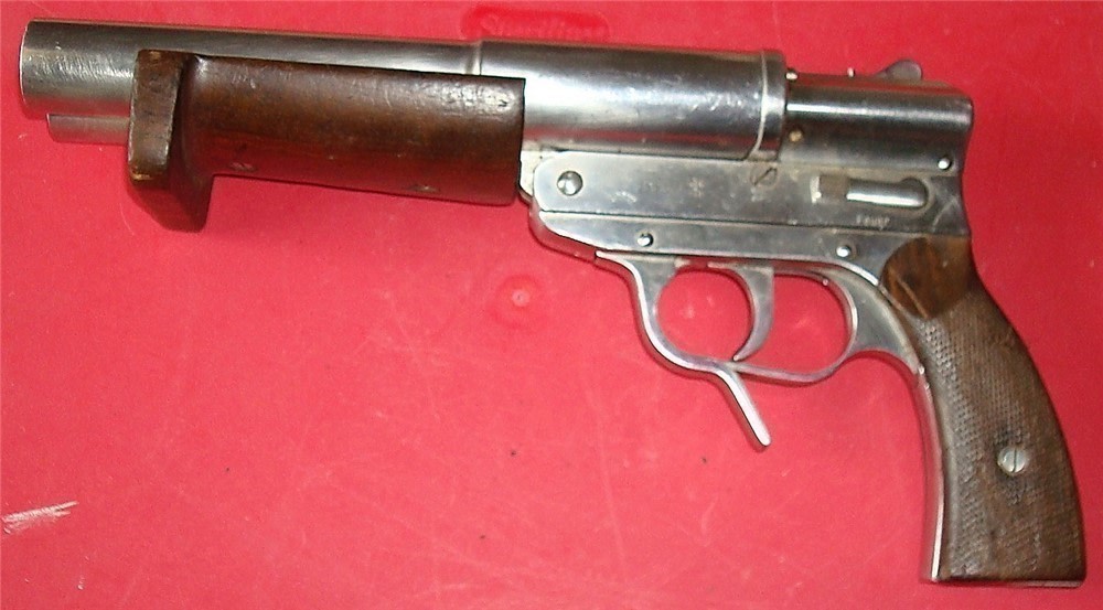 German WWII , SLD 2-Barrel Stainless Flare / Signal Gun - Other ...