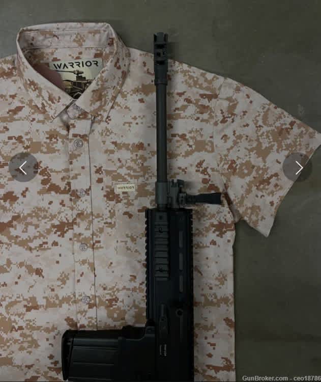 USMC Digital Desert MARPAT style camo button down collared shirt Size ...