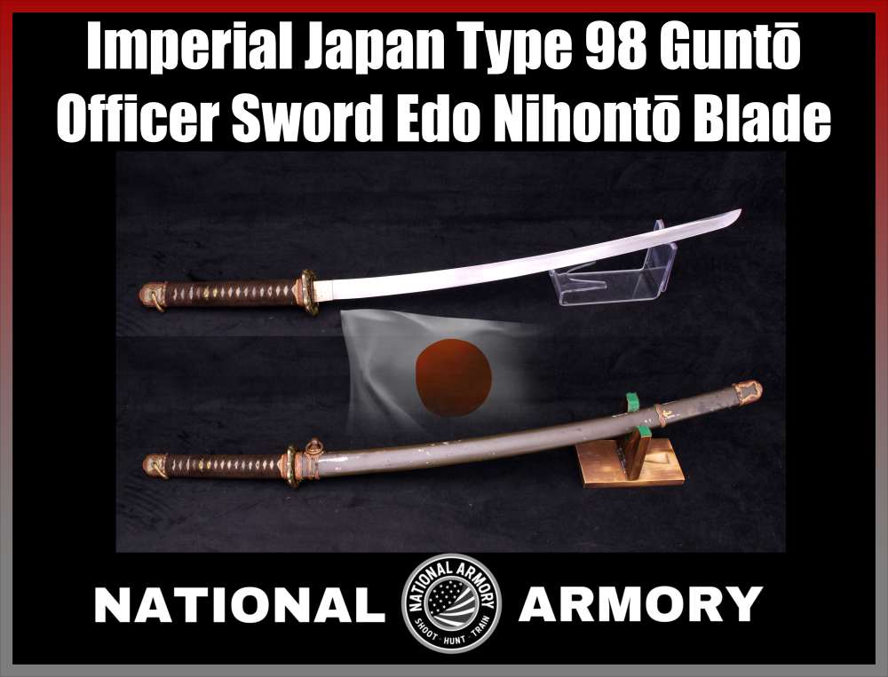 *RARE* Imperial Japan Type 98 Gunto Officer Sword Edo Katana Nihonto ...