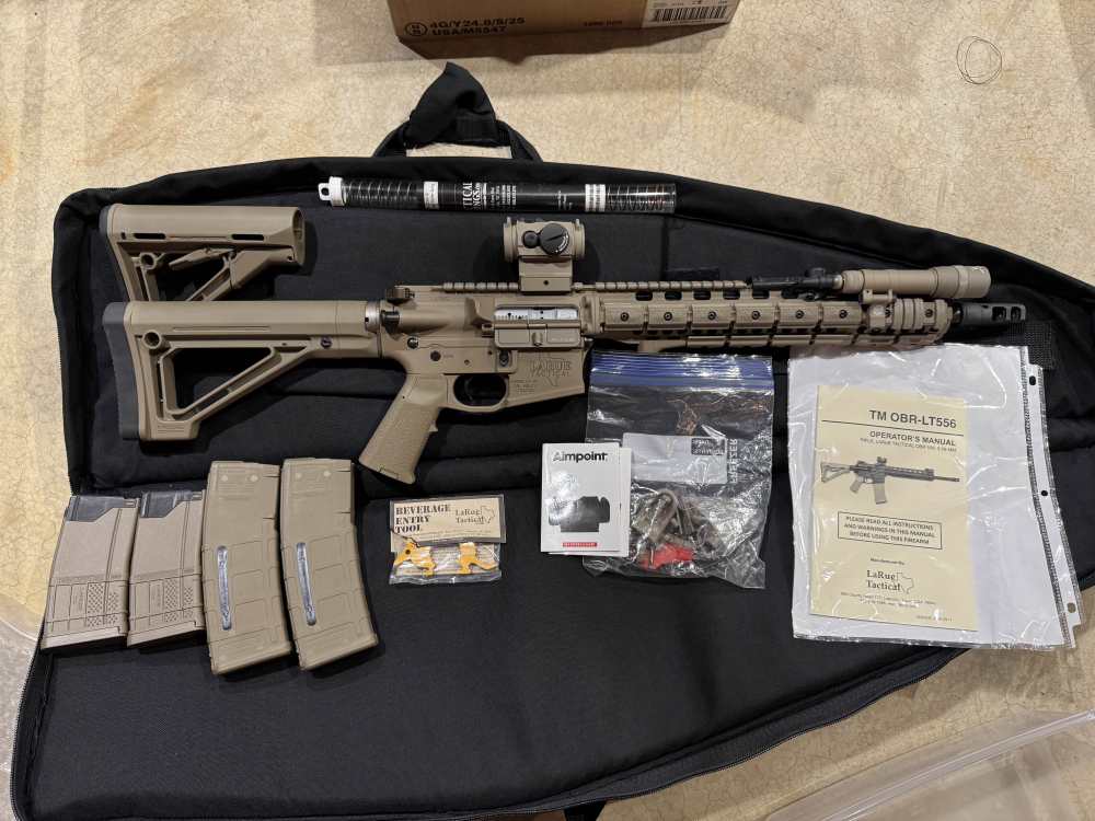 Rare - Chris Costa x LaRue OBR-LT556 - Semi Auto Rifles at GunBroker ...