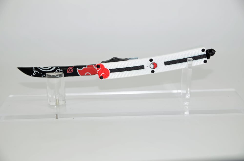 Anime Katana Style Automatic Push Button Out the Front Knife ...