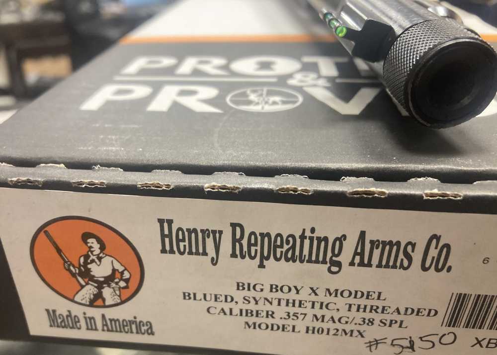 Henry Big Boy H012MX 38sp/357mag X model 17"threaded New(no card fees ...