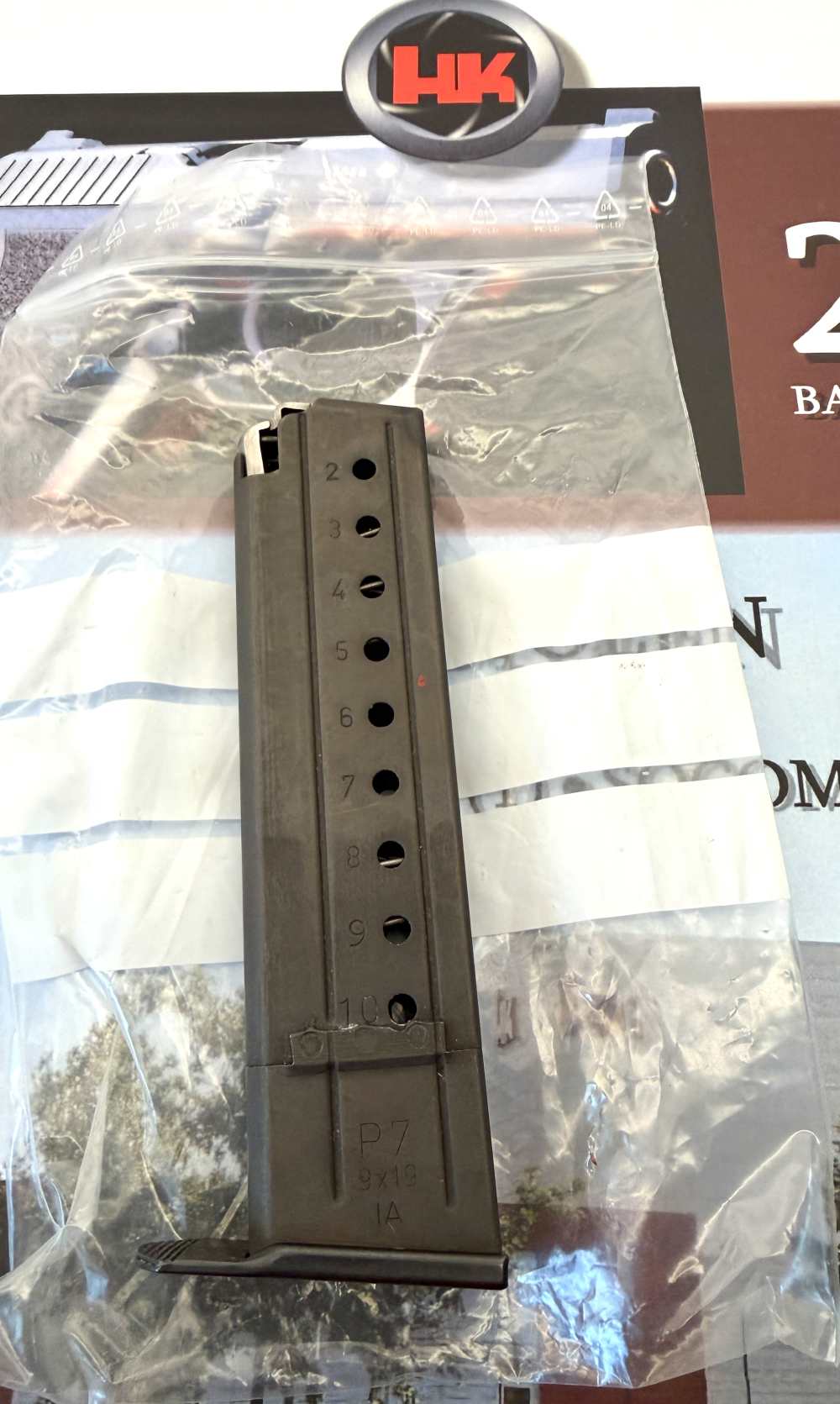 HK P7 A10 XM9 Prototype US Army Trials P7A10 NOS magazine PSP Jubilee ...