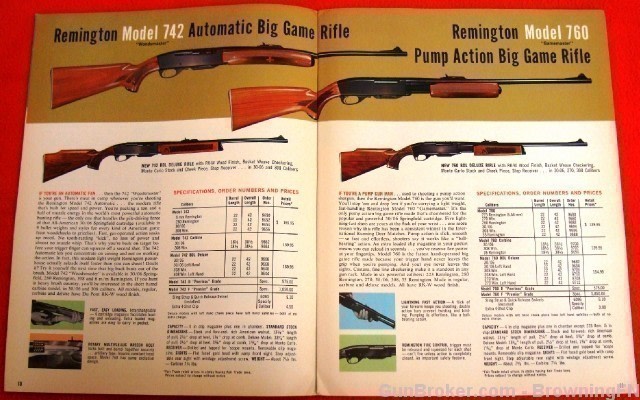 Orig Remington Catalog 1967 Model 582 514 552 572 - Gun Posters ...
