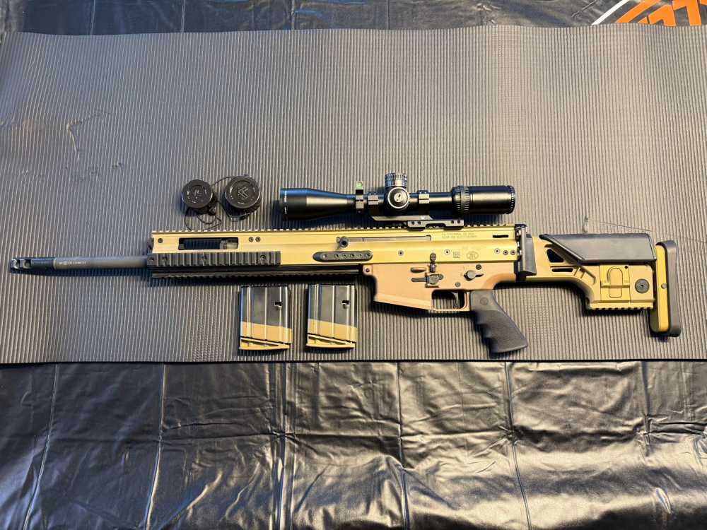 FN SCAR 20S .308 + Vortex Viper PST Gen II 3–15 | Mount, Level, 2x 10rd ...
