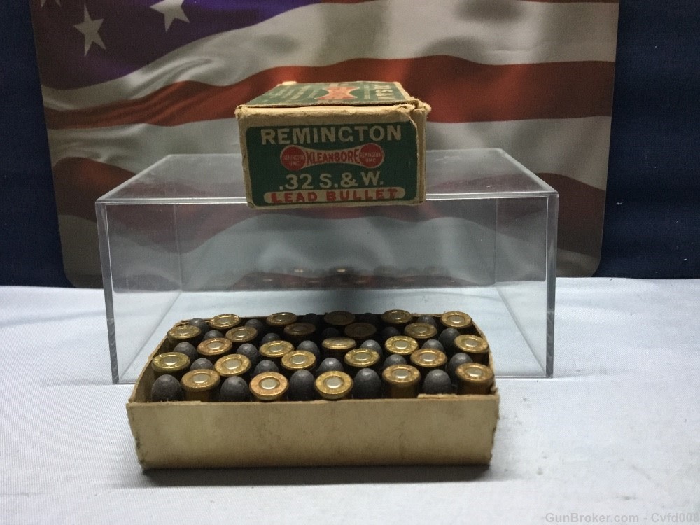.32 S&W Vintage Kleanbore Dog Bone 88 gr Full Box #R167 - See Photos ...