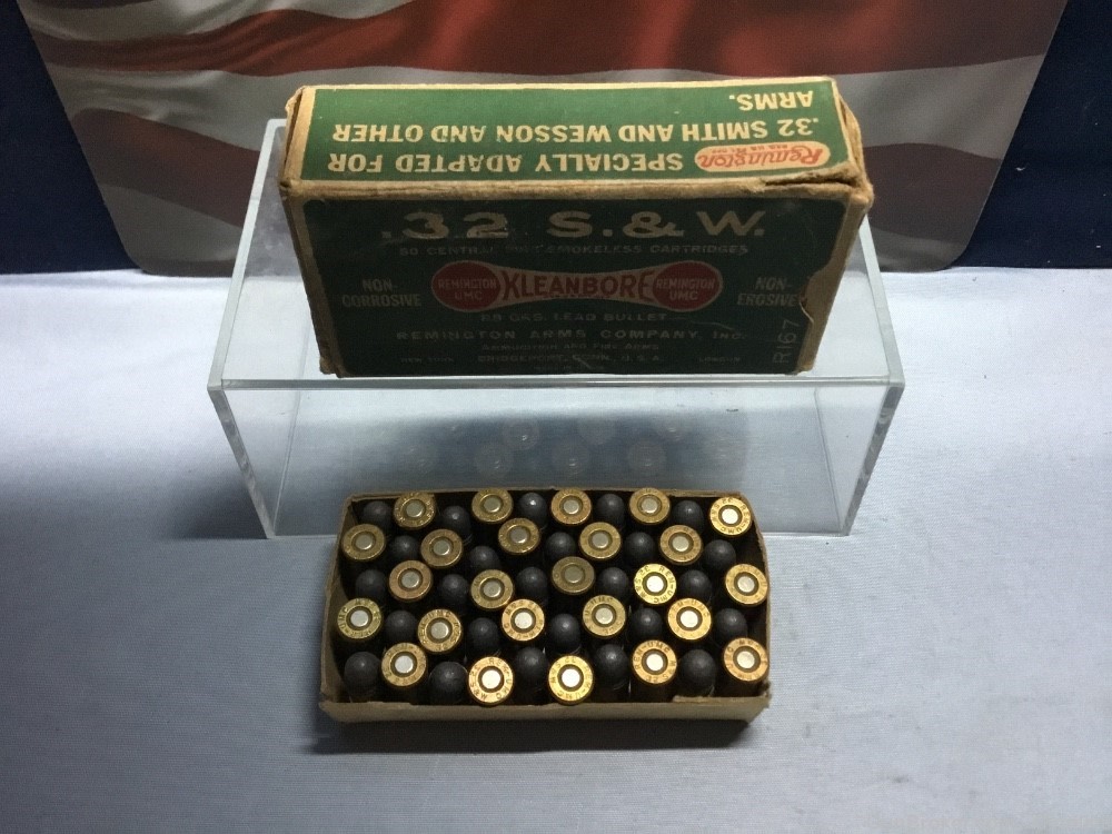 .32 S&W Vintage Kleanbore Dog Bone 88 gr Full Box #R167 - See Photos ...