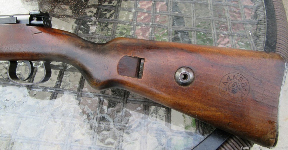 Scarce German WW11 Training Rifle, Nice SA Cartouche, BSW KKW 22 cal ...