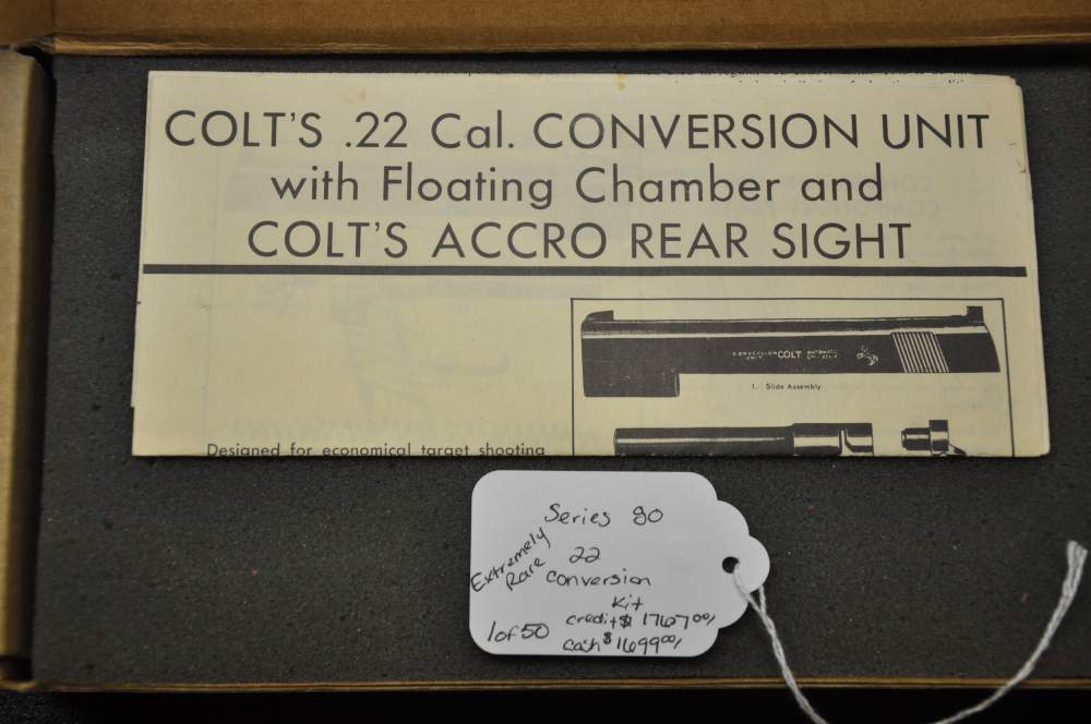 Colt 1911Factory Series 80 22 Conversion Kit for 45 ACP / 38 Super NIB ...