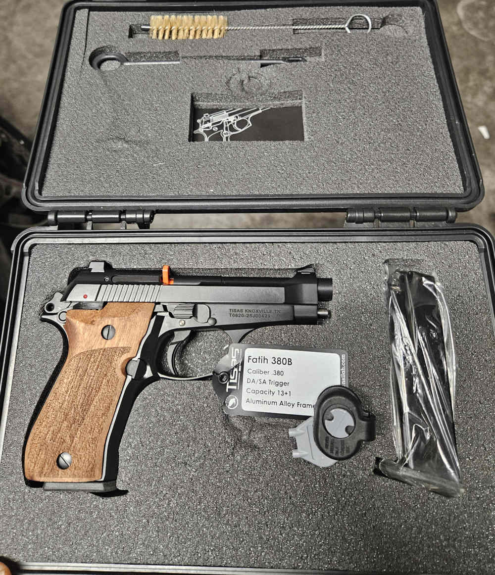 Tisas Fatih 380 ACP 4" 13rd Walther PPK 84 Cheetah Bodyguard LCP Max ...