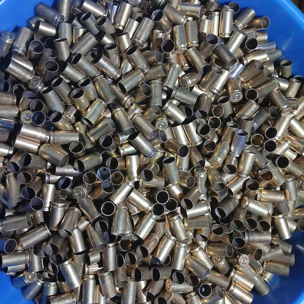 9mm Luger Range Brass 2000 plus pcs Casings Once Fired - Reloading ...