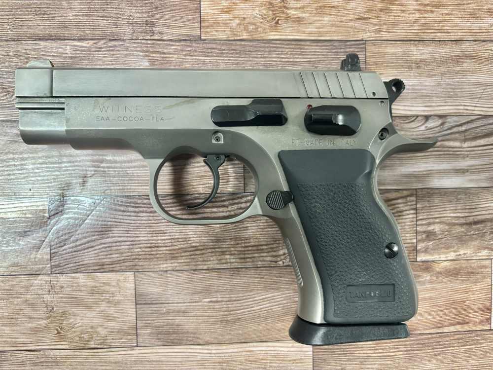 EAA WITNESS COMPACT RARE WONDER FINISH 9MM STEEL FRAME PISTOL NO RES ...