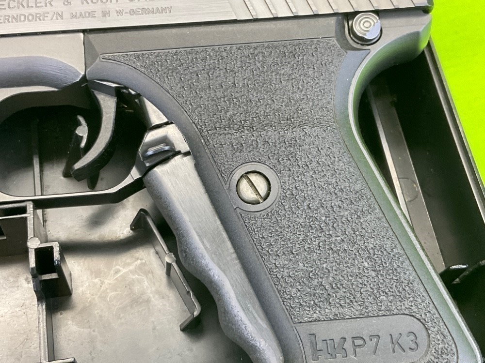 Heckler Koch H&K P7 K3 IH MFG 1987 Squeeze HK 380 ACP Auto 22 ...
