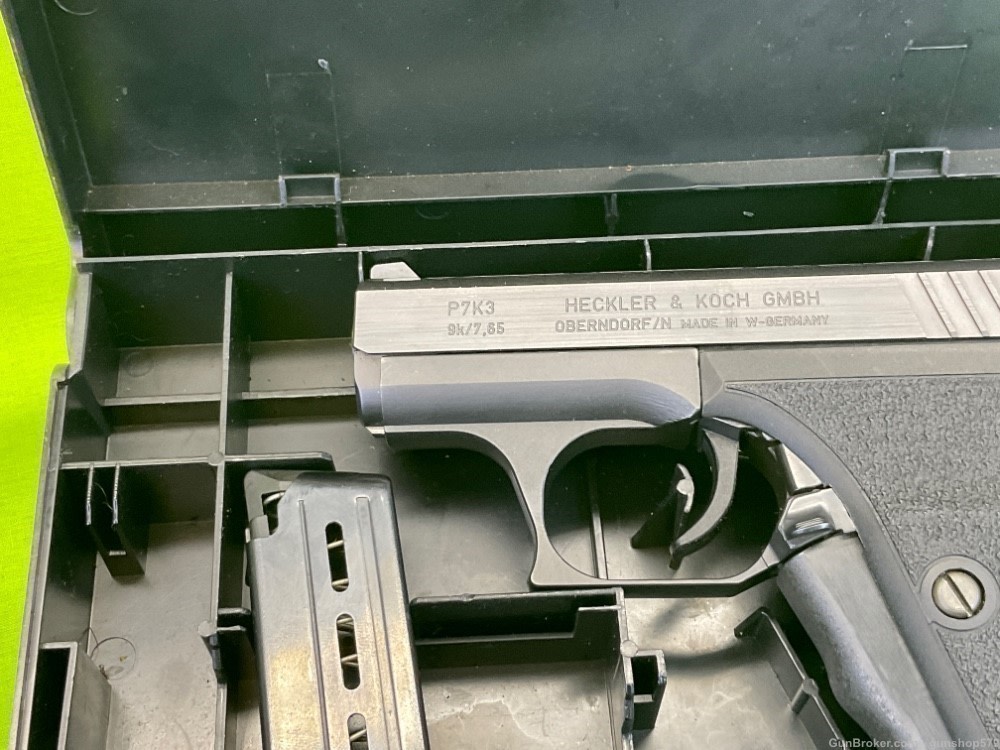 Heckler Koch H&K P7 K3 IH MFG 1987 Squeeze HK 380 ACP Auto 22 ...