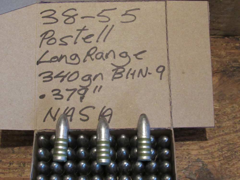 38-55 bullets 340gn Postell long range .379" BHN-9 - Reloading Bullets ...