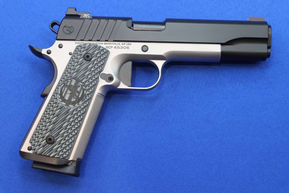 Nighthawk Custom SHADOW HAWK Govt 1911 Pistol 9MM 2-TONE SS 5" Match ...