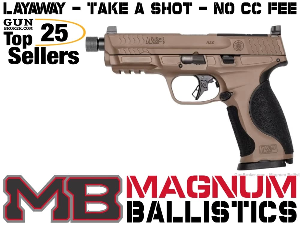 Smith & Wesson M&P9 M2.0 9mm - Semi Auto Pistols at GunBroker.com ...