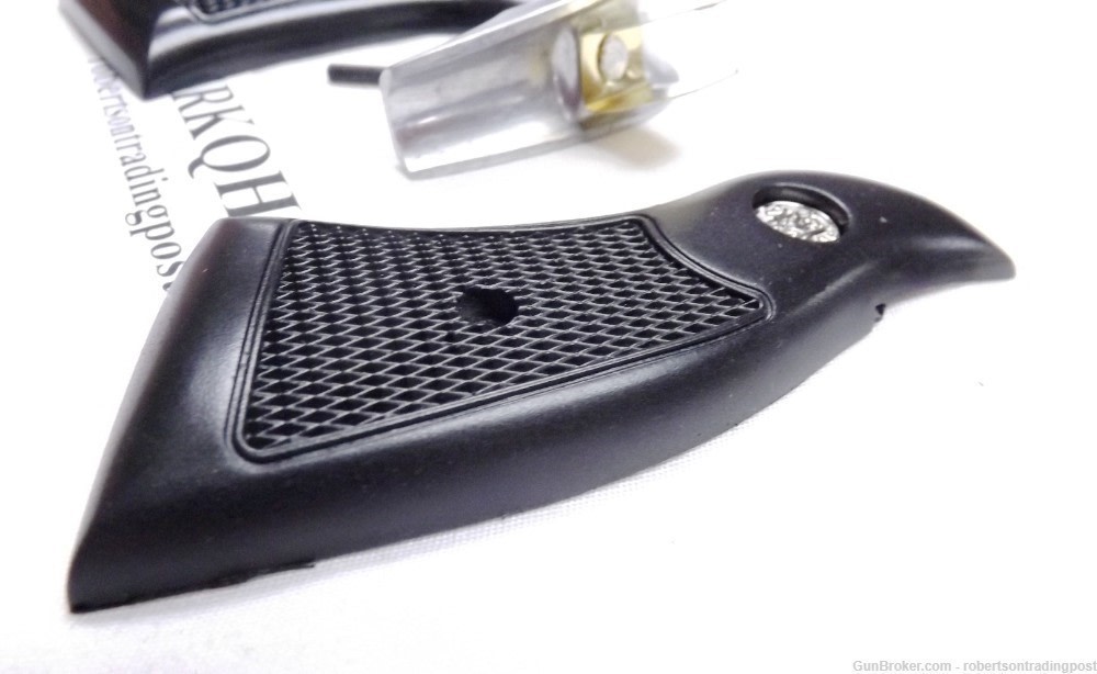 Magna Black Horn Grips + T Grip Adapter fit S&W K L Square 10 15 19 64 ...