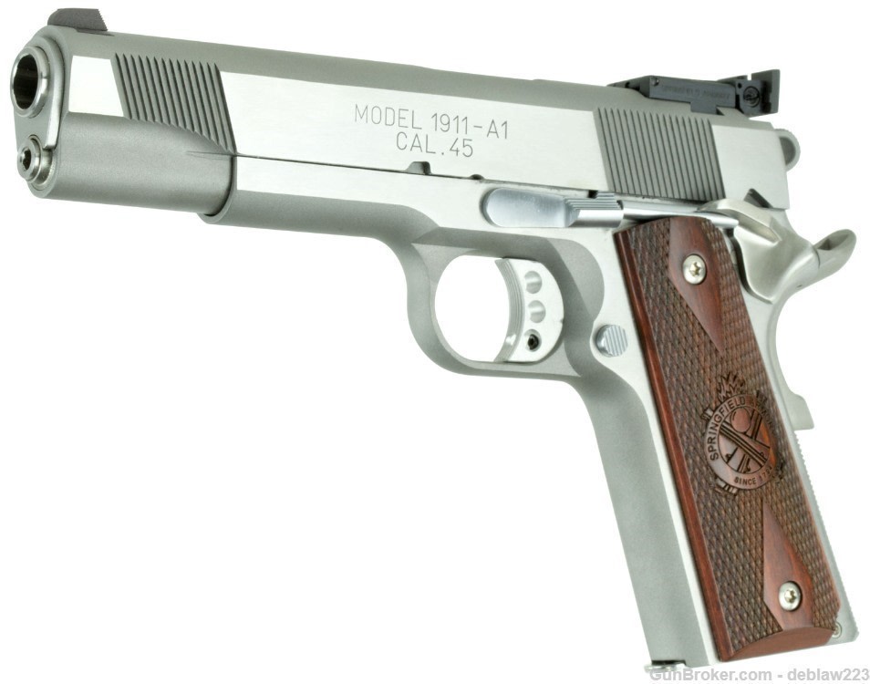 Springfield 1911 Loaded Target Stainless Steel SS 45ACP LayAway ...