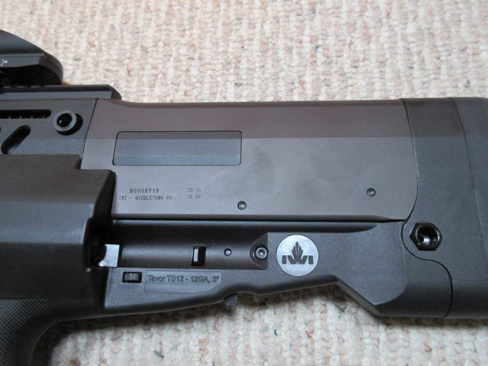 IWI TS12 12ga semi-auto shotgun 15+1 capacity Black Truglo red-dot ...