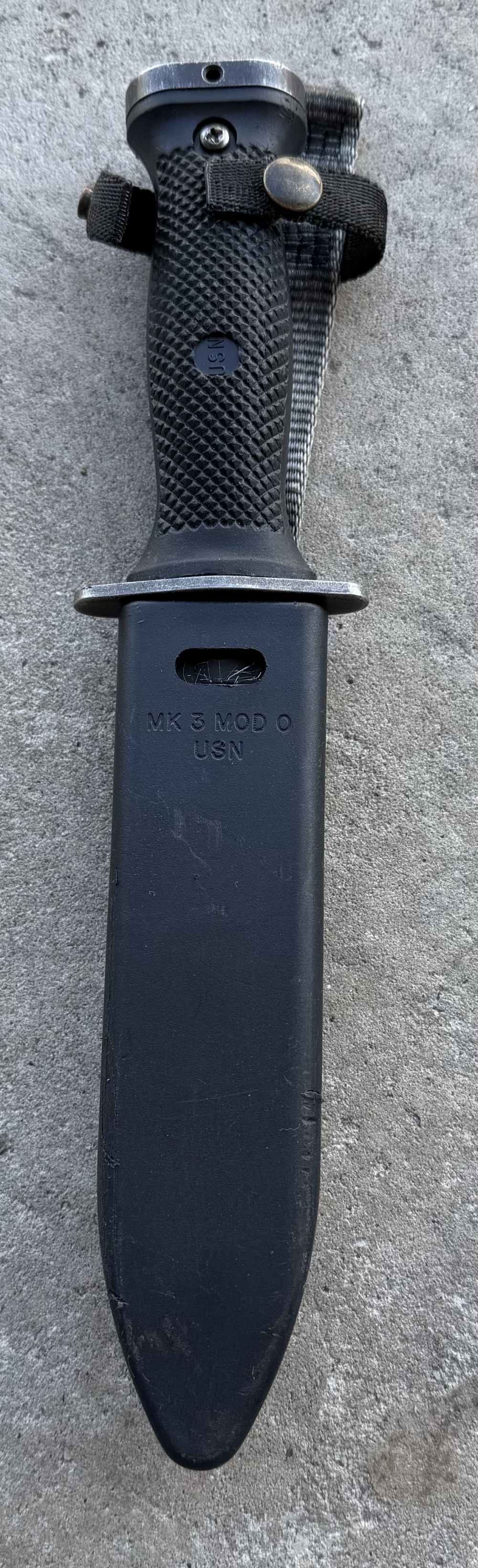 Nice US navy mk 3 mod 0 fighting knife navy seals - Other Military ...