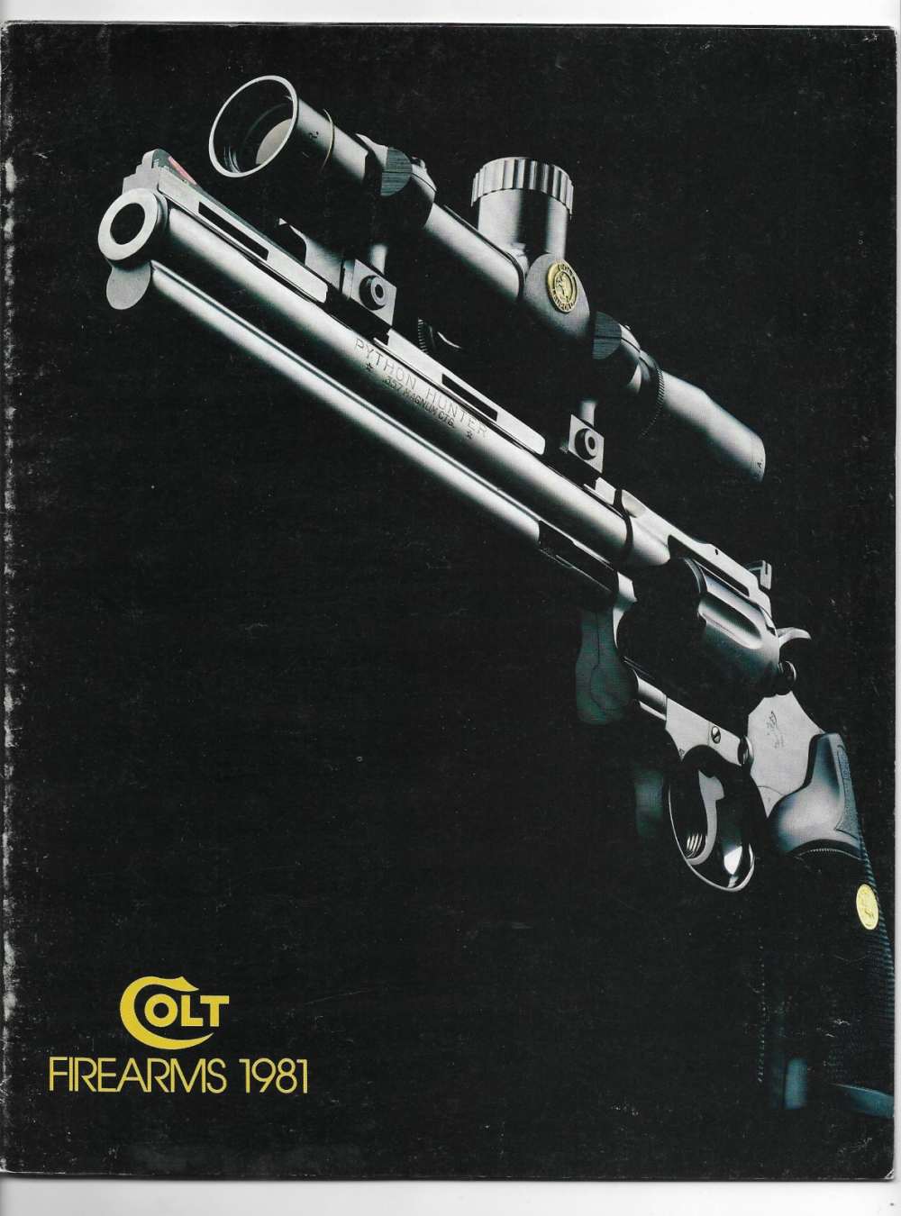 Original Colt Industries Firearms Division 1981 Catalog Python Hunter ...