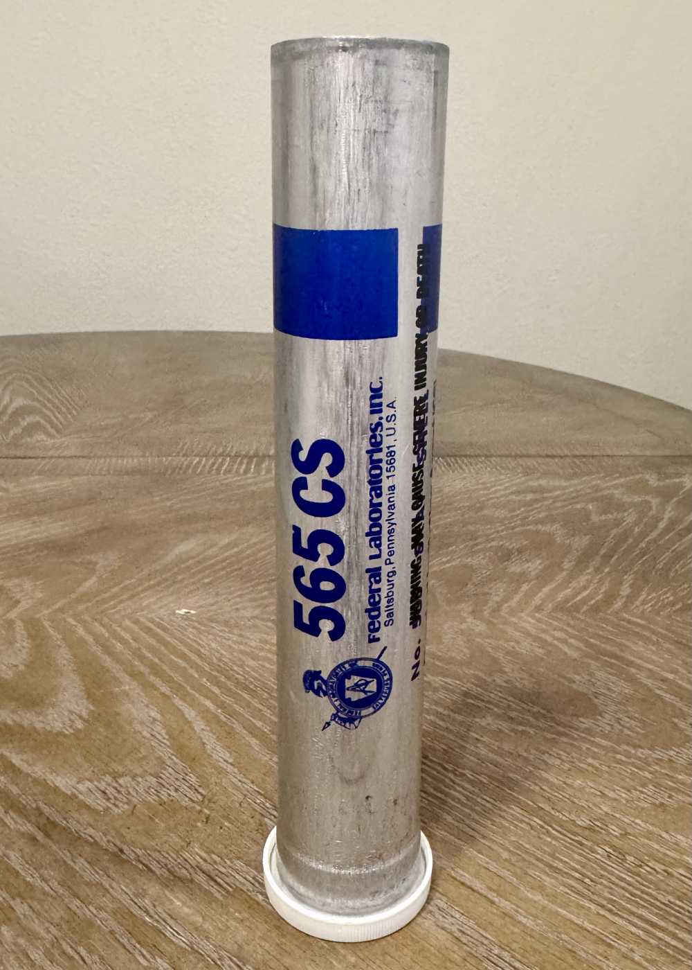 37mm Tear gas CS smoke Grenade federal labs #565 CS skat shell 5 ...