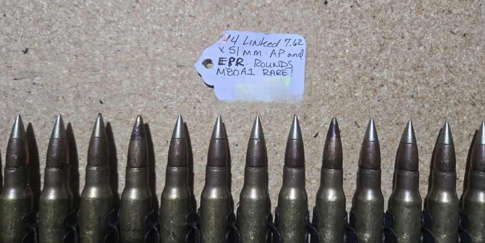 Winchester 7.62x51/ 308 AP/Erp rounds M80A1 (80 A.P./22 erp=102 rounds ...