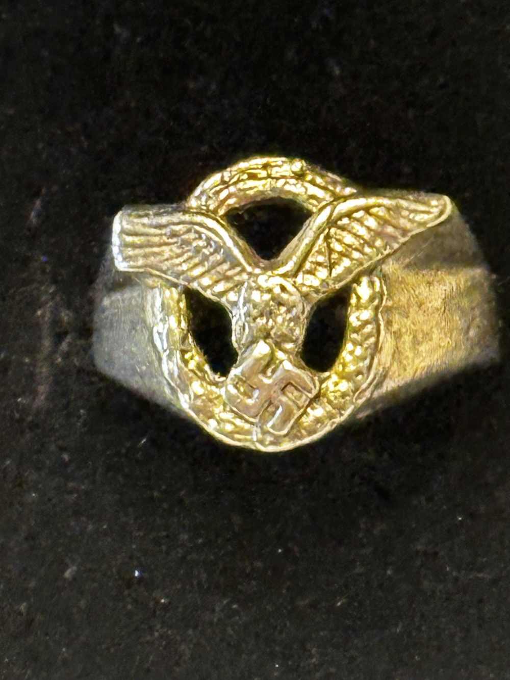 WWII WORLD WAR TWO GERMAN PILOTS RING SILVER MARKED 825 835 ? - WWI ...