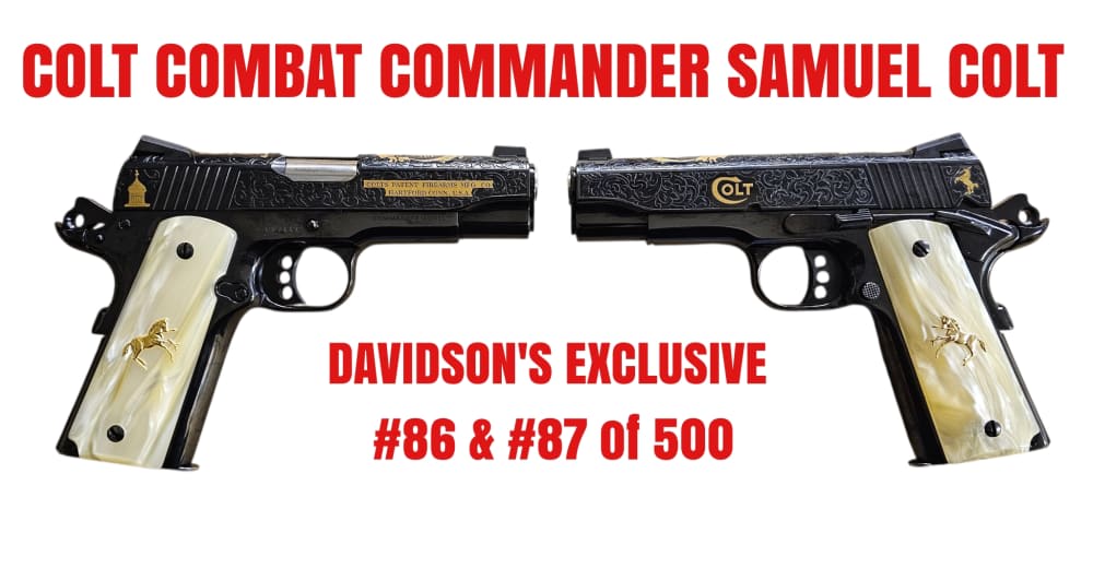 COLT COMMANDER 1911 SAMUEL COLT ENGRAVED - Semi Auto Pistols at ...