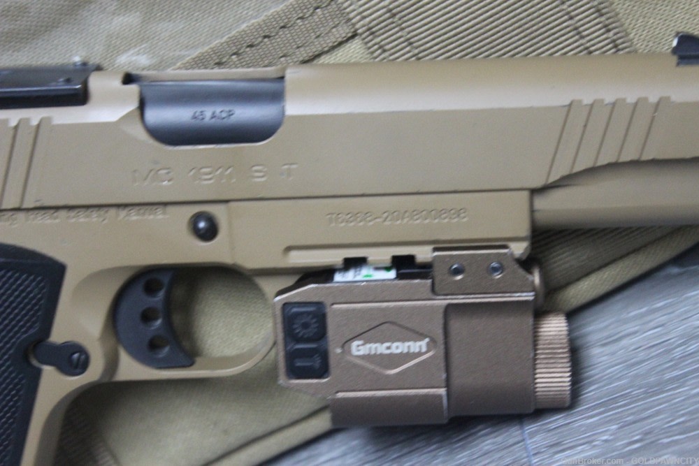 GIRSAN MC 1911 S T with case and Gmconn® Tactical Gun Light Laser Sight ...