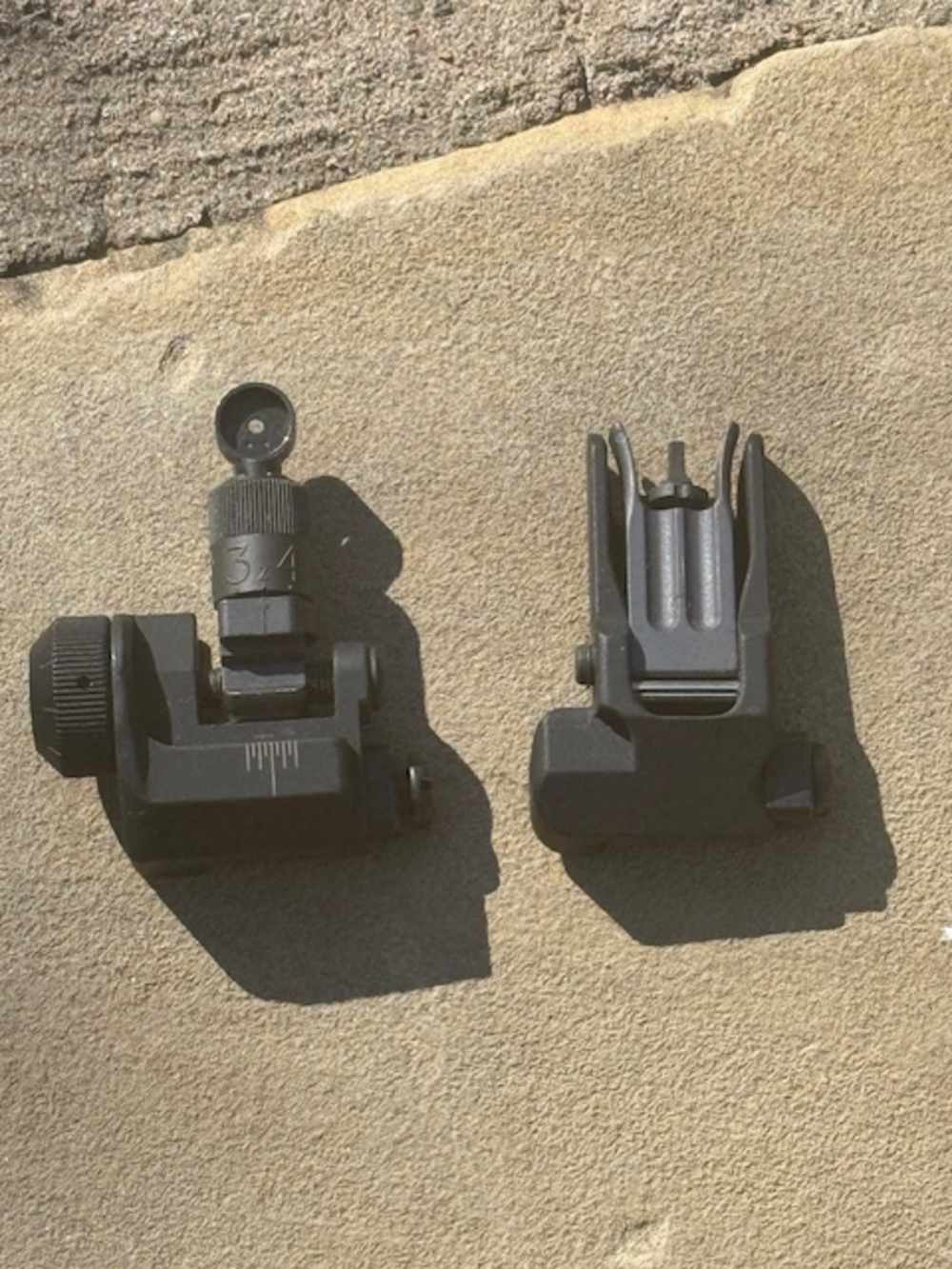 KNIGHTS ARMAMENT BUIS FRONT & REAR SET KM99051 & KM98474 - Other HK ...