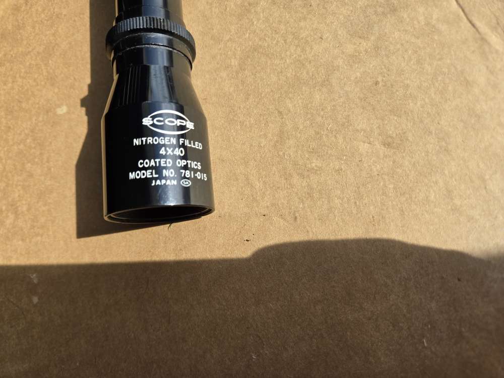 Vintage 4X Scope with Post/Crosshair reticle Japan made in vg cond ...