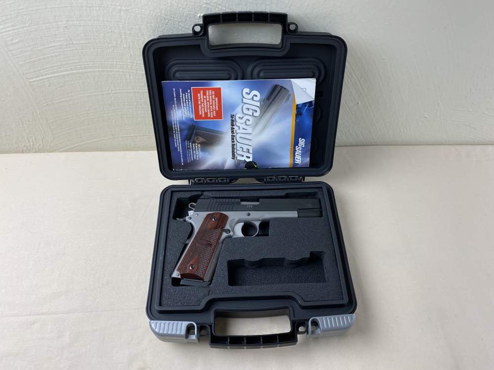 Sig Sauer 1911 TTT 45 Auto 5" Two Tone - Semi Auto Pistols at GunBroker ...
