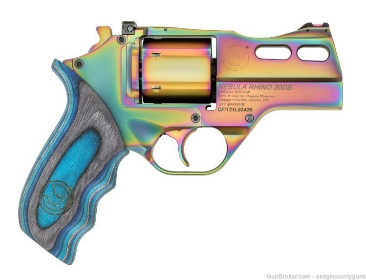 Chiappa Rhino Revolver Nebula 30DS - 3" - .357 Mag - Revolvers at ...