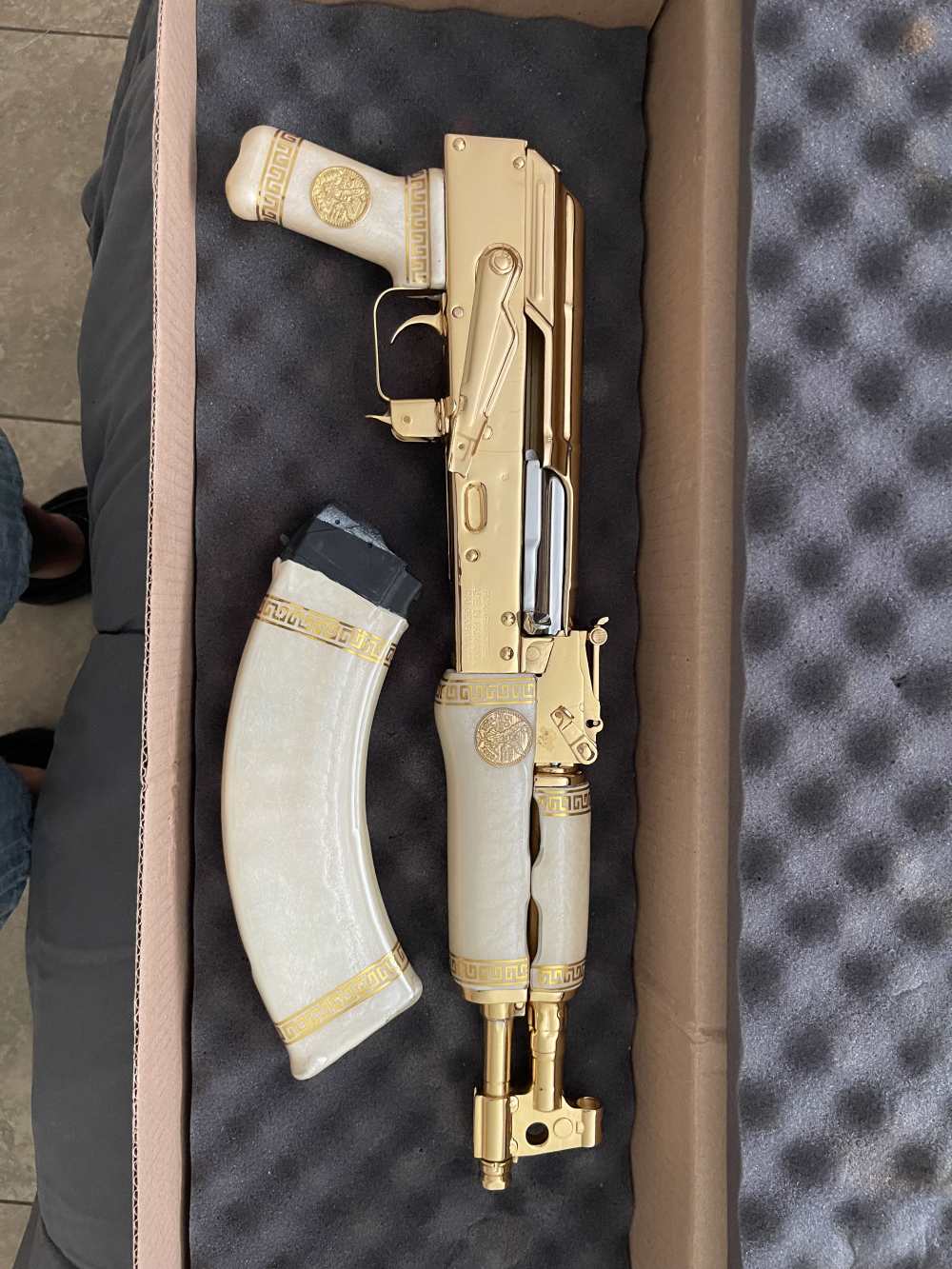 Gold Draco Pistol - Semi Auto Pistols at GunBroker.com : 1159510540