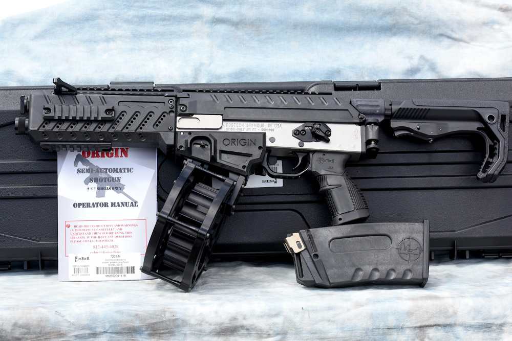 NIB Fostech Origin 12 SBS Nickel 12GA 9" w/ 20 Round Drum - Short ...